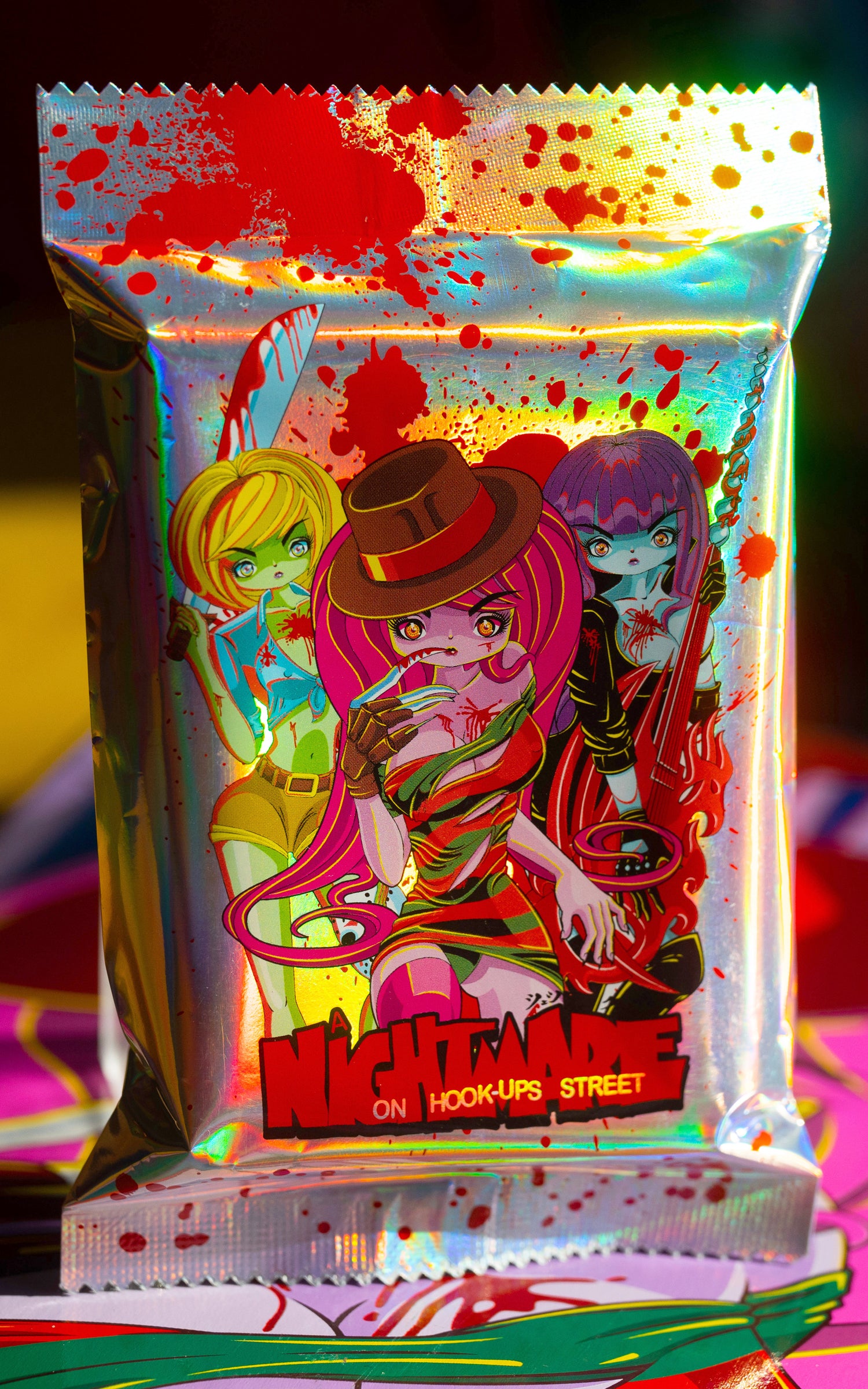 TRICK OR TREAT PLAYING CARDS - ALL CARDS ARE GILDED & NUMBERED *BLIND ...